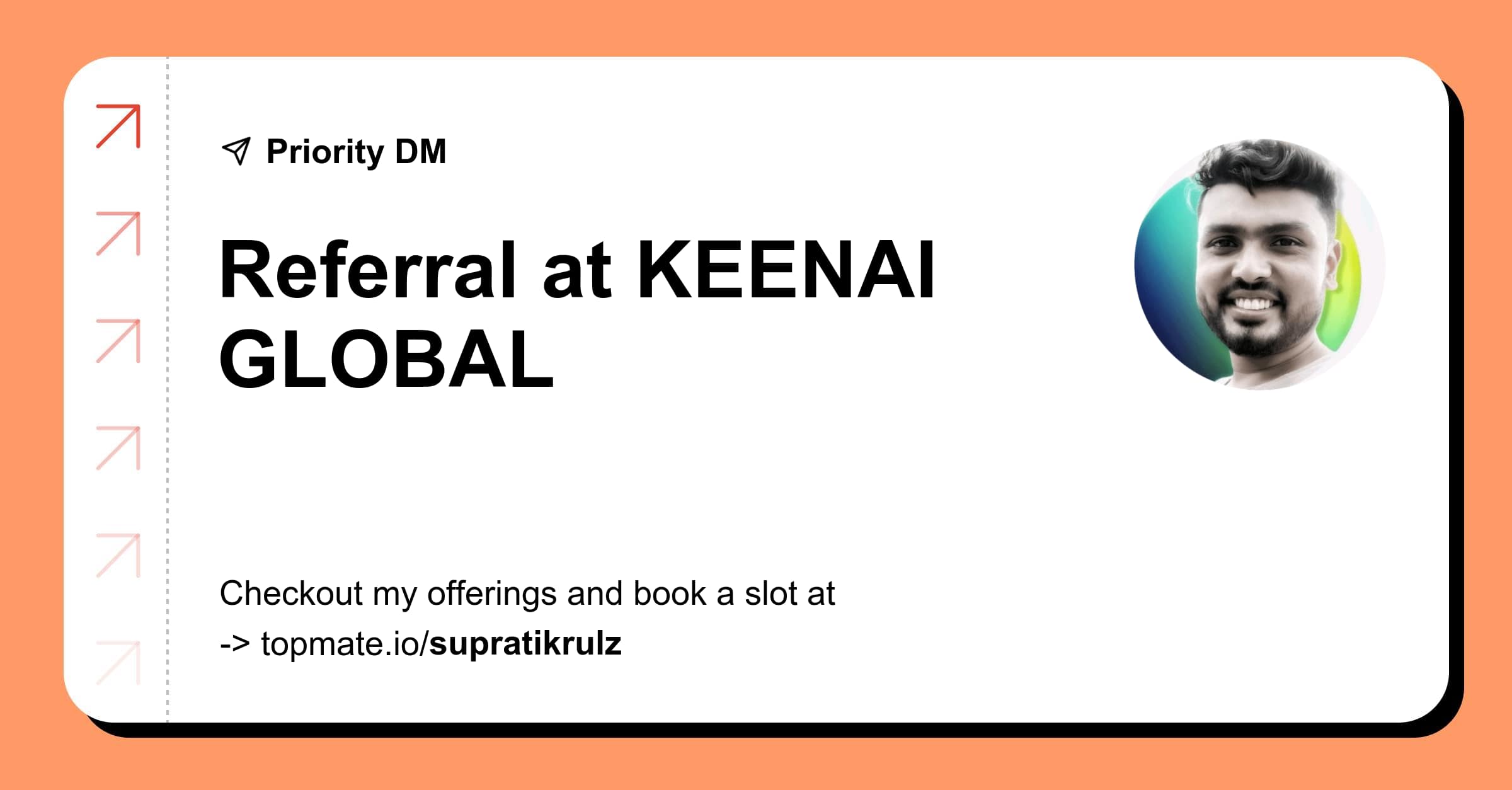 Referral at KEENAI GLOBAL with Supratik Basu